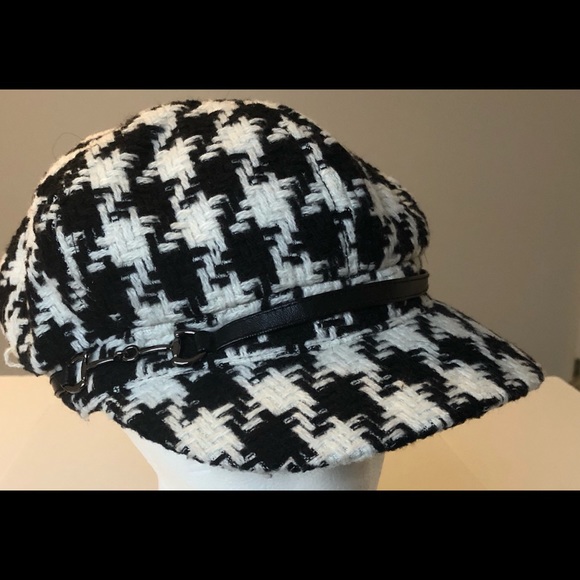 Joe Boxer | Accessories | Joe Boxer Houndstooth Cabbie Newsboy Hat Cap ...